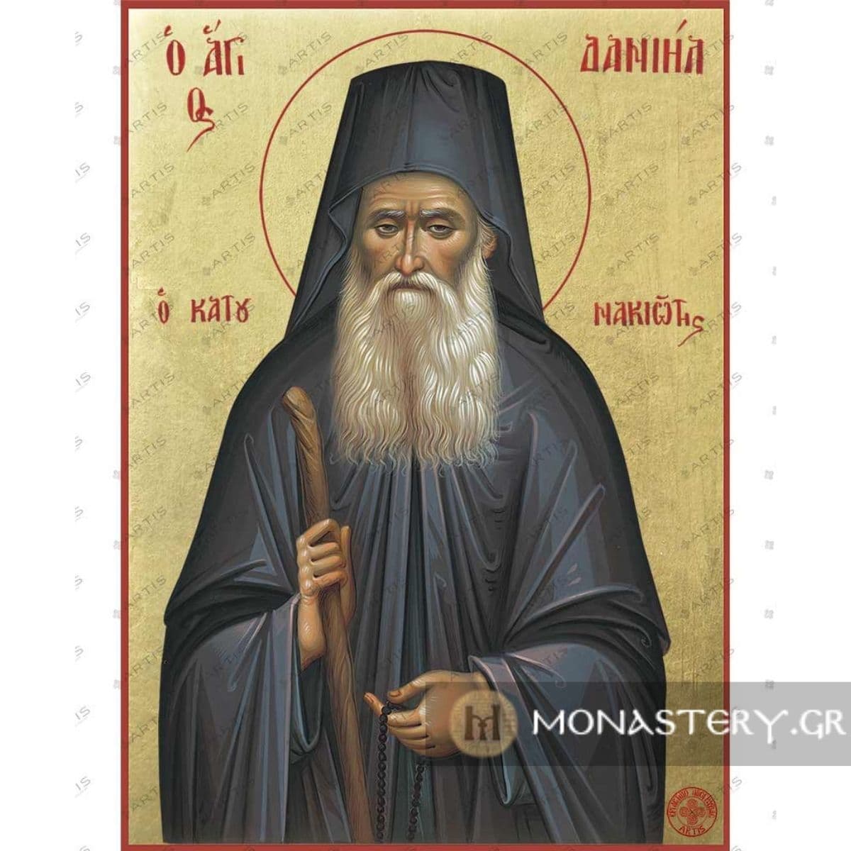 Εικόνα Αγίου Δανιήλ του Κατουνακιώτη - Μοναστήρι