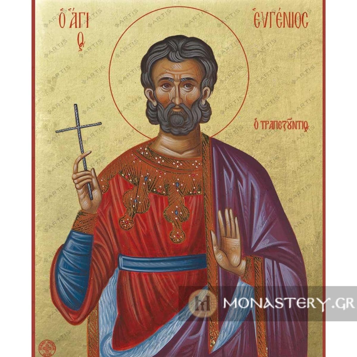 Εικόνα Αγίου Ευγενίου Τραπεζούντος - Μοναστήρι